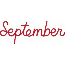 september word art|66778