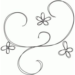 simple flourish sketch