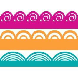 3 swirly loopy borders