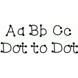 dot to dot font