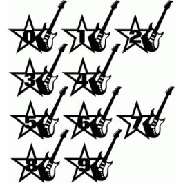 guitar numbers