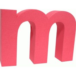 3d lowercase letter block m|70485