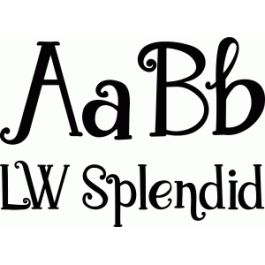 splendid font