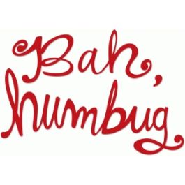 bah humbug hand lettering