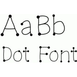 dot font