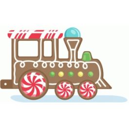 gingerbread train engine