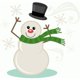 windy snowman