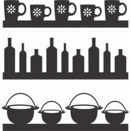 kitchen borders set 6