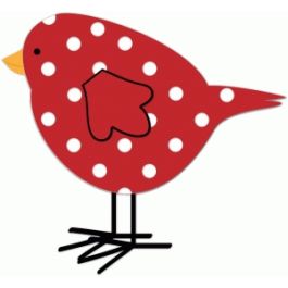 polka dot bird
