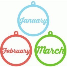 month tags jan-march