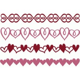 doodle heart borders