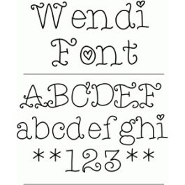 wendi font