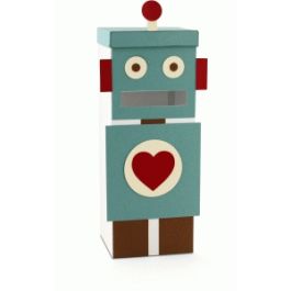 3d robot valentine box|74076