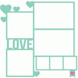 love collage frame