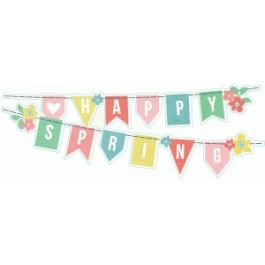 happy spring banner