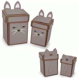 nesting kitty boxes