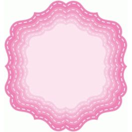 nested stitched fancy labels