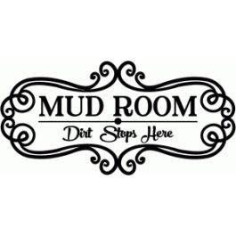 mud room sign