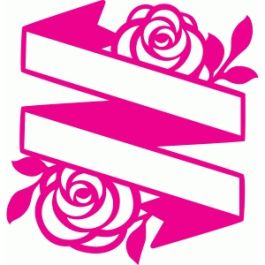 rose filigree scroll