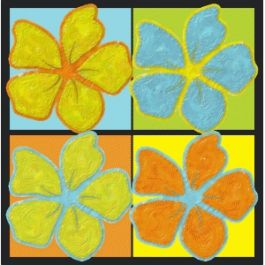 printable 4-up flowers