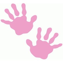 baby hand prints