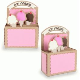 rectangle box card-ice cream