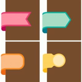 4 wrap around banner tags