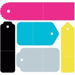 perforated sales tag set