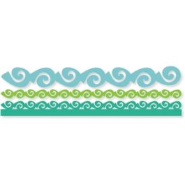 funky swirl border