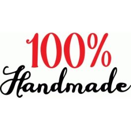100 percent handmade