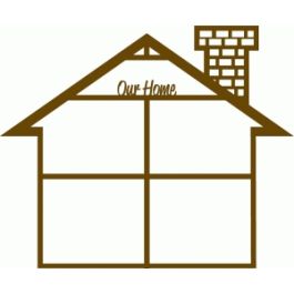 two-story house frame