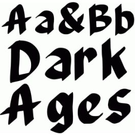 dark ages font