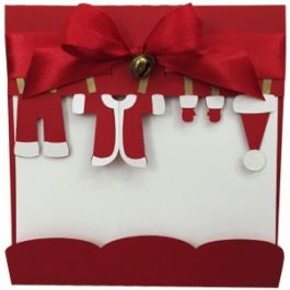 santa claus dress card