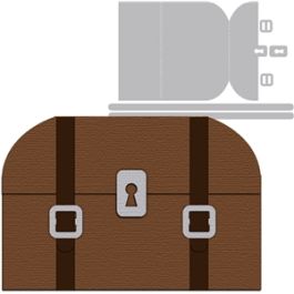 argh! treasure chest card