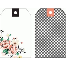 floral tag set