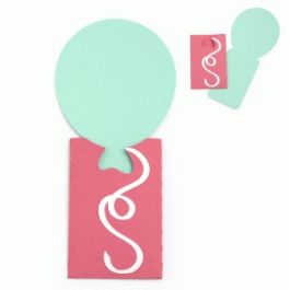 balloon gift card envelope