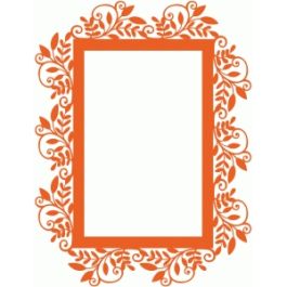 vine rectangular frame