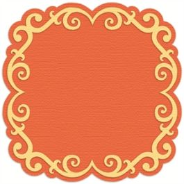 artisan inverted square swirls