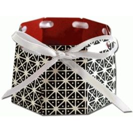 octagonal ribbon basket