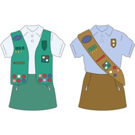 scout - girl uniform