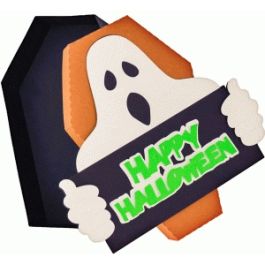 ghost happy halloween box