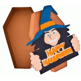 witch happy halloween box