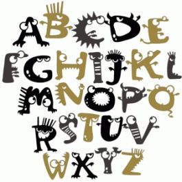 shadow play - monsters alphabet