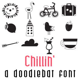 Chillin Doodlebat Font