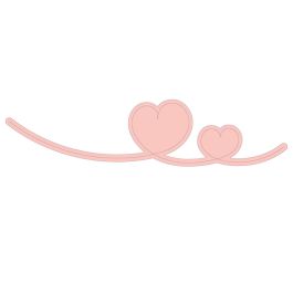 Double Heart line - Drawing