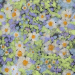 Abstract Daffodils and Violas Spring Floral SVG design|D-1263347