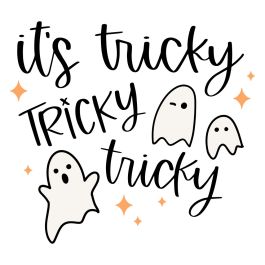 It's Tricky Tricky Tricky with ghosts