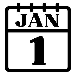 Jan 1 New Years Day calendar|D-379671