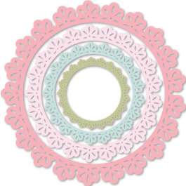 Nested Spring Doily Rings 4|D-1261410