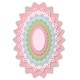 Nested Spring Lace Ovals|D-1262546